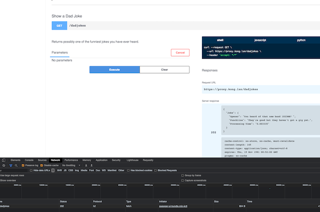 When The Try It Out Function Is Used In The Developer Portal A Cors Error Is Returned