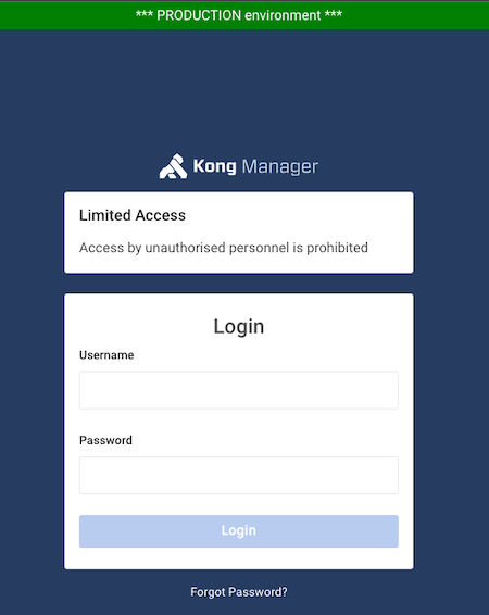 Can Kong Manager be customised with a different look for different instances?