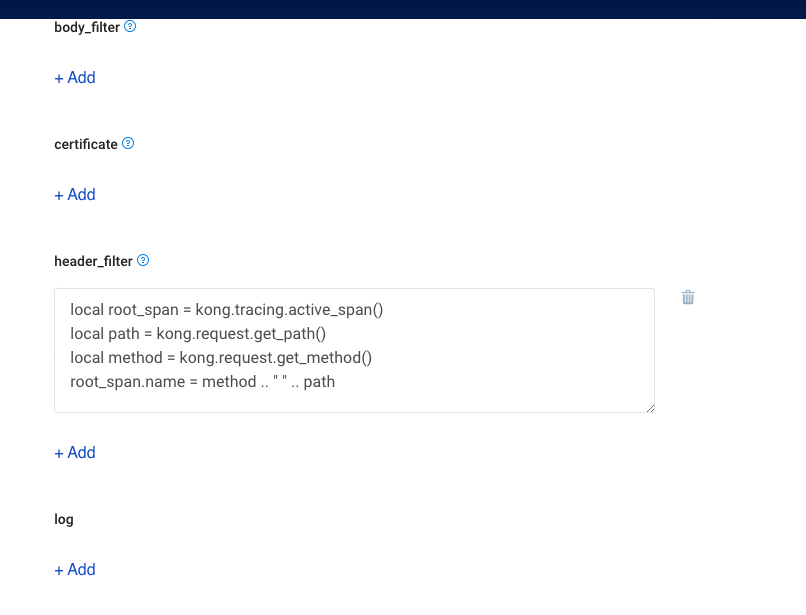OpenTelemetry plugin in Kong is naming all transactions statically as "kong"